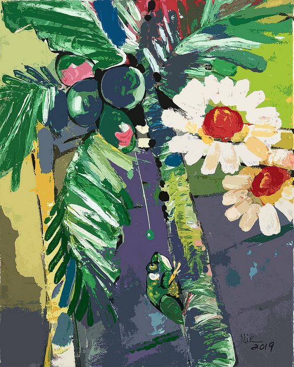 A Meaningful Life - Daniel Nie - Paintings & Prints, Flowers, Plants ...