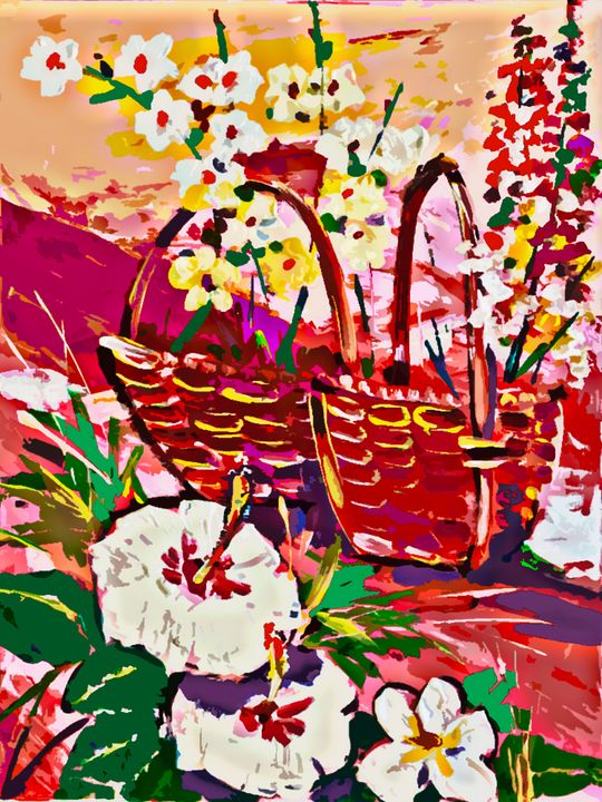 Warm Passion - Daniel Nie - Paintings & Prints, Flowers, Plants ...