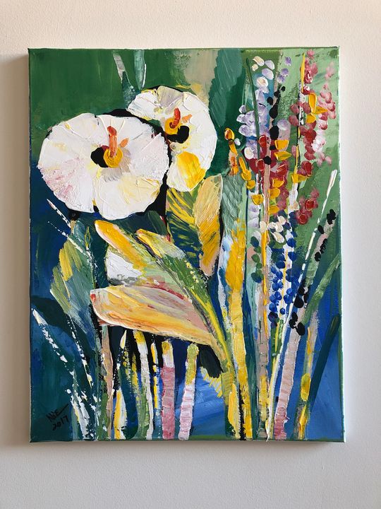 Passion Of Us - Daniel Nie - Paintings & Prints, Flowers, Plants ...