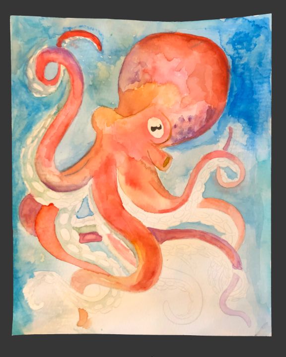 Dancing Octopus - Daniel Nie - Paintings & Prints, Animals, Birds ...
