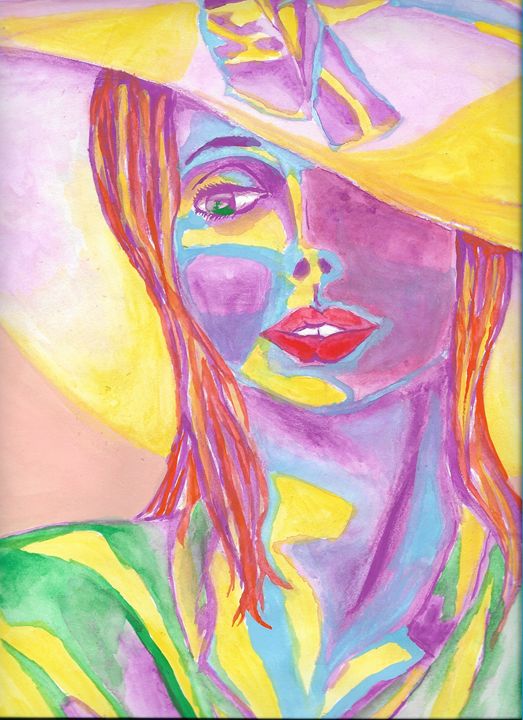 Negative Lady - Syaza - Paintings & Prints, People & Figures, Female ...