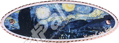 Van Gogh Starry Night Hair Clips - Handmade Art Jewelry by Copper ...