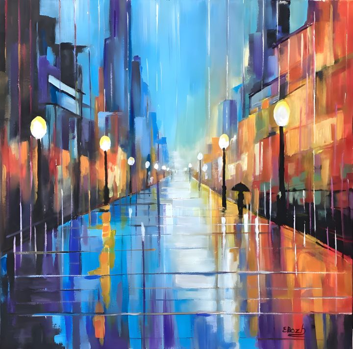 Echoes of the Avenue - Eva Bazhenova's Gallery - Paintings & Prints ...