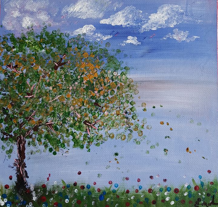 Gentle Breeze - Canvas Delights - Paintings & Prints, Flowers, Plants ...