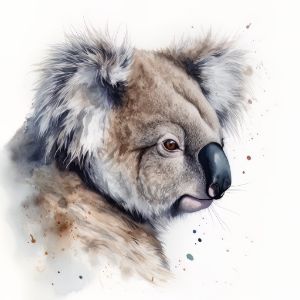 Panda Animal Portrait Watercolor - Frank095 - Digital Art, Animals ...