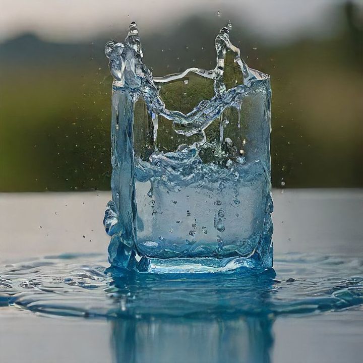 "Aqua Splash - Design store - Digital Art & AI, Still Life, Other Still ...
