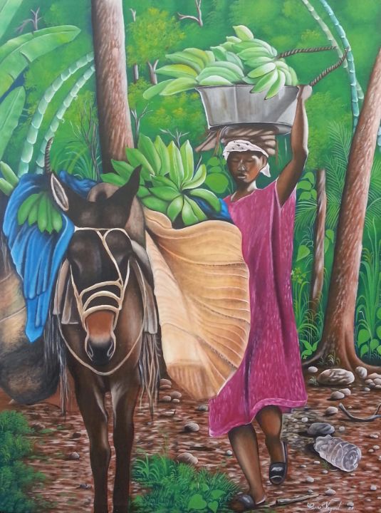 Paysanne - Vanord Pierre - Paintings & Prints, Ethnic, Cultural ...