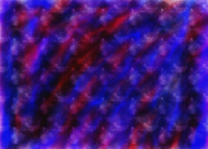 Bleeding Blue - Nicole Pomert - Digital Art, Abstract, Color - ArtPal