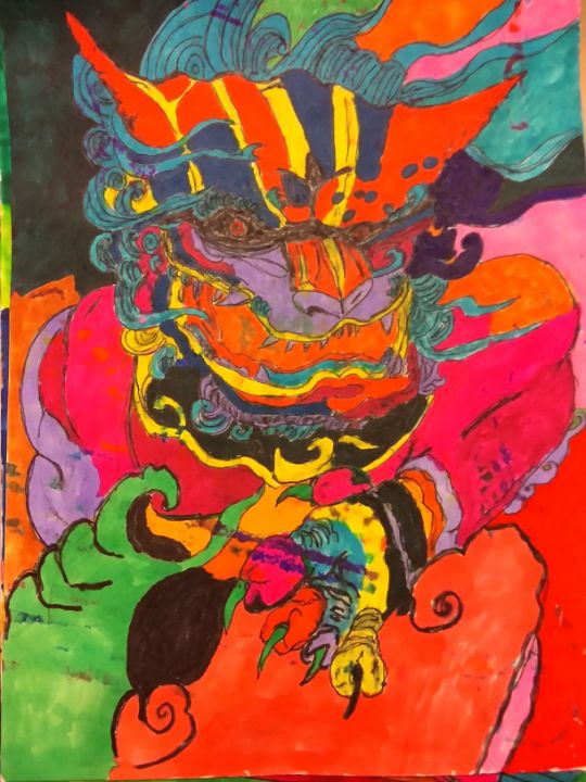 Fu dawg trippy - Christopher Carpenter artwork - Drawings ...