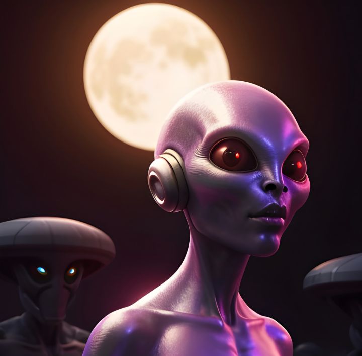 Alien Life - Coltello - Digital Art & AI, Fantasy & Mythology, Space ...