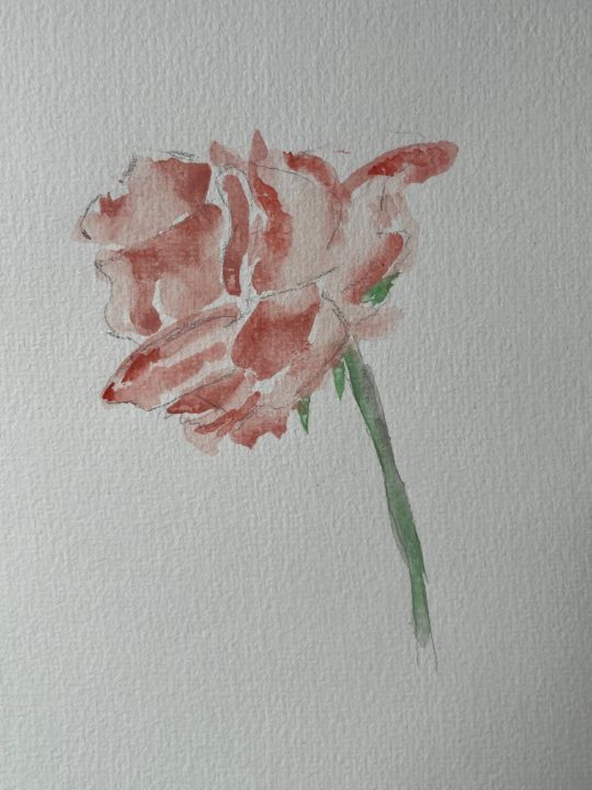 Rose in button - Atelier Mil’A - Paintings & Prints, Flowers, Plants ...