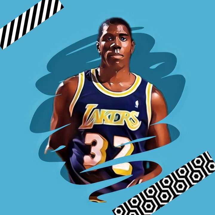 Magic Johnson Drawing Magic Johnson By Real Warner On DeviantArt