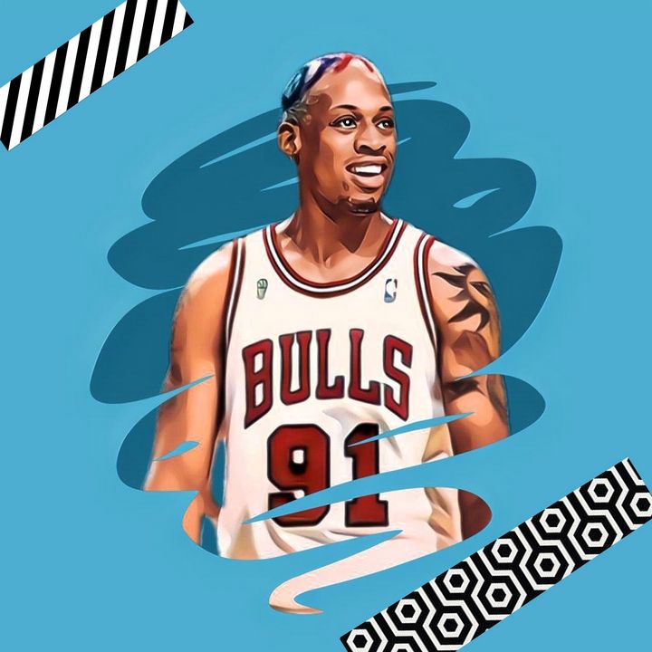 Sports Legends- Dennis Rodman - The Vault - Paintings & Prints, Sports ...
