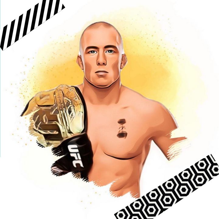 Sports Legends- George St Pierre - The Vault - Paintings & Prints ...