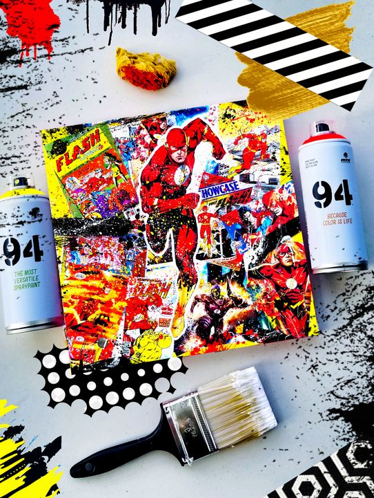 Flash- Street Art Graffiti - The Vault - Paintings & Prints ...