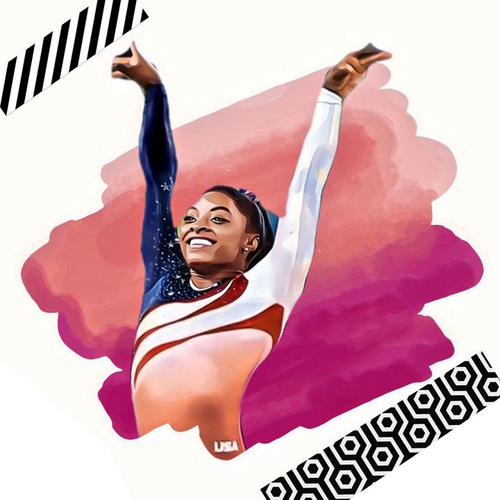 Simone Biles - The Vault - Paintings & Prints, Sports & Hobbies ...