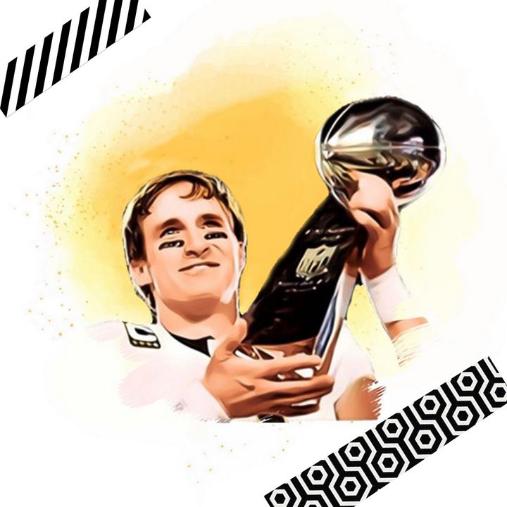 Drew Brees - The Vault - Paintings & Prints, Sports & Hobbies, Football ...