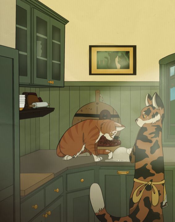 Family Biscuit Recipe - Alatha Studio Art - Drawings & Illustration ...