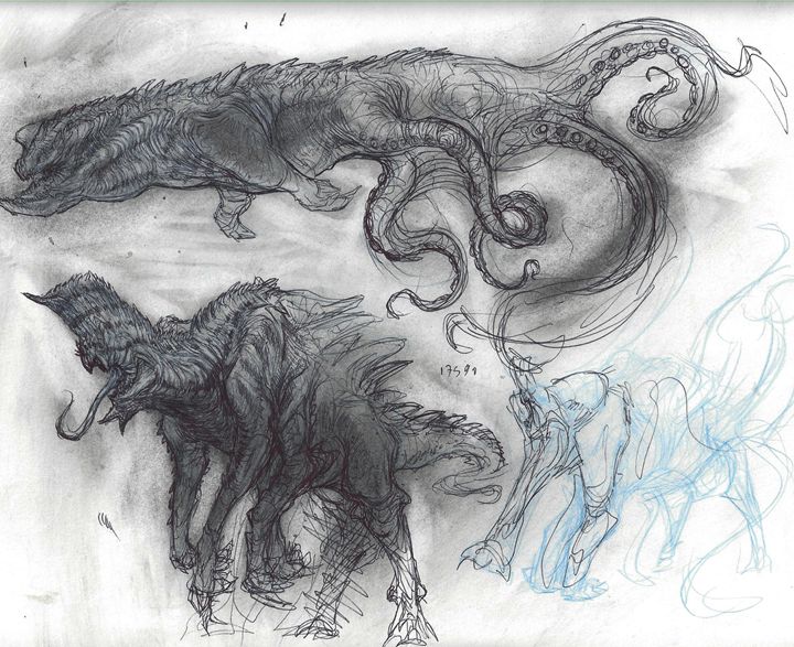 Kaiju Designs - Creature_Creations - Drawings & Illustration, Fantasy ...