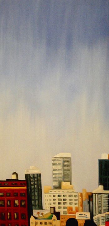 Urban Skyscrapers - FagaArt - Paintings & Prints, Buildings ...