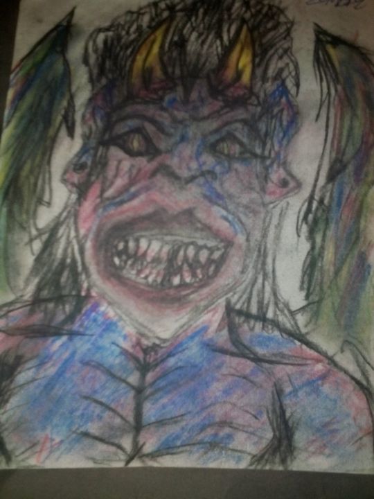 Gargoyle - Zombie INC - Drawings & Illustration, Abstract, Color - ArtPal