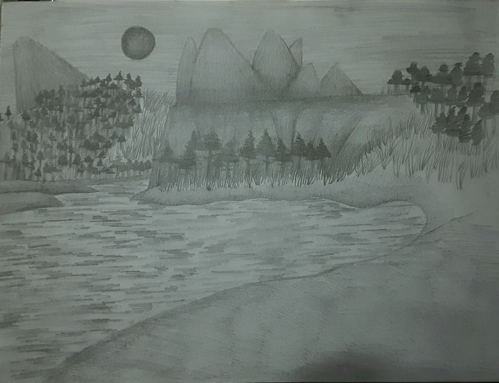 Wilderness - Drawing by DeontaSmith - Drawings & Illustration ...