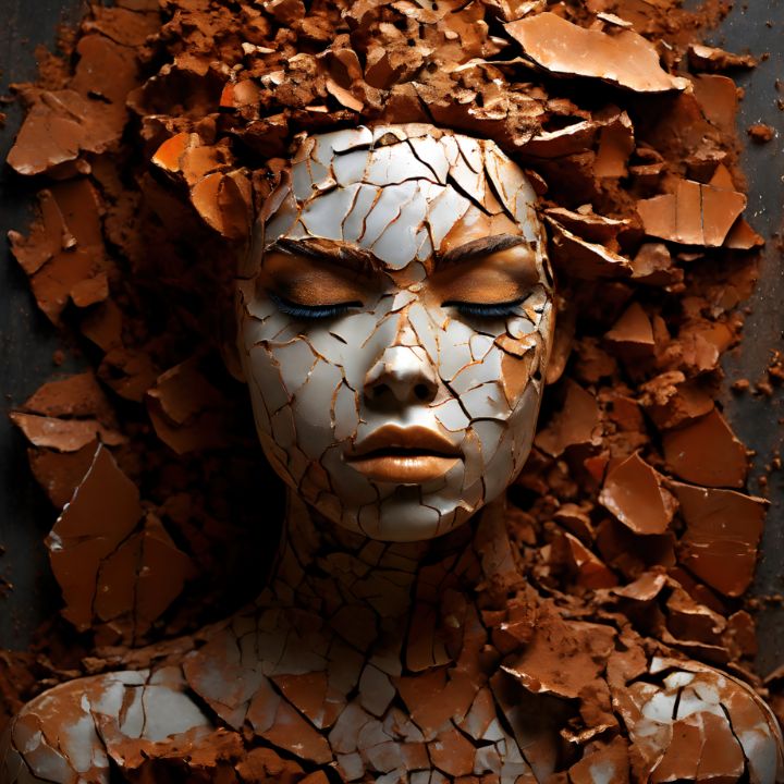 The Fragmented Woman - Frederic Racaud - Digital Art & AI, People ...
