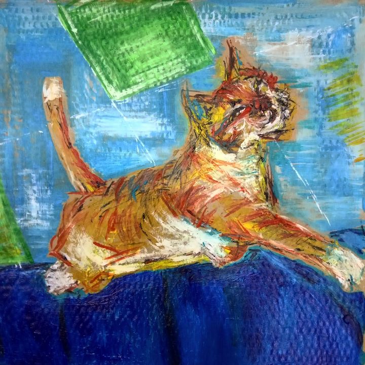 Kotik - Golchat - Paintings & Prints, Animals, Birds, & Fish, Cats ...