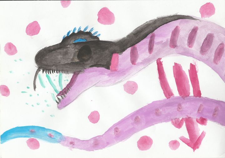 The fallen serpent - The broken teleporter - Drawings & Illustration ...