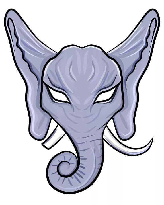 Raw elephant logo - Ekta_Tararo - Digital Art, Animals, Birds, & Fish ...
