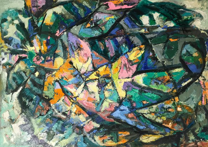 Abstract painting - Eastern Accents Gallery - Paintings & Prints ...