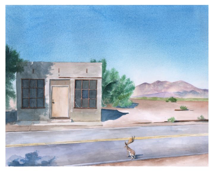 Cryptid Series: Jackalope - Mary Kate Connors - Paintings & Prints ...