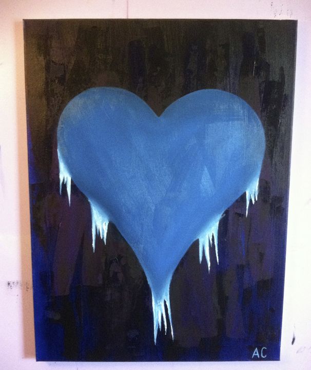 A Cold Heart - Paintings by Adam Cottone - Paintings & Prints, Abstract ...