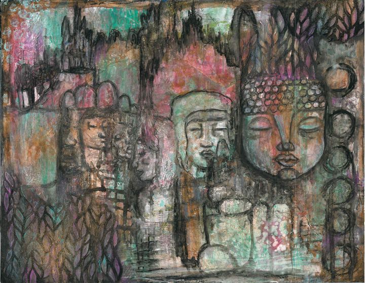 The Meditiation - Shawnta Williams - Paintings & Prints, Abstract ...