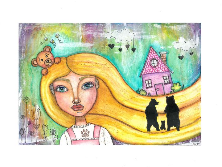Goldilocks and the Three Bears - Shawnta Williams - Paintings & Prints ...
