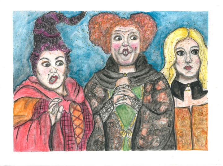 A Witchy Coven - Shawnta Williams - Paintings & Prints, People ...