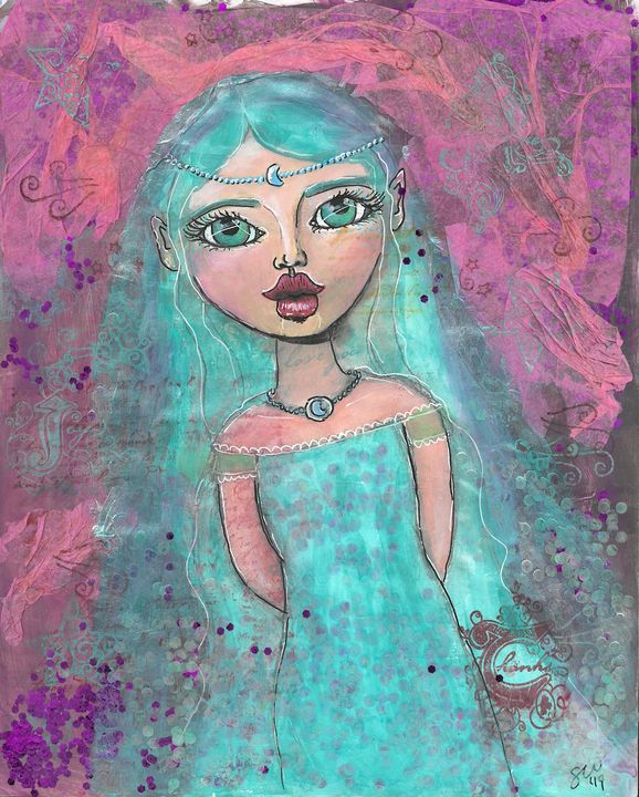 Fairy - Shawnta Williams - Paintings & Prints, Fantasy & Mythology ...