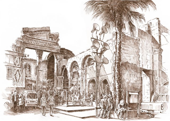 Buy Syria, Asia, Places & Travel, Drawings & Illustration at ArtPal