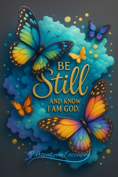 Be Still - Ozziepoo's Art Gallery - Digital Art & AI, Religion ...