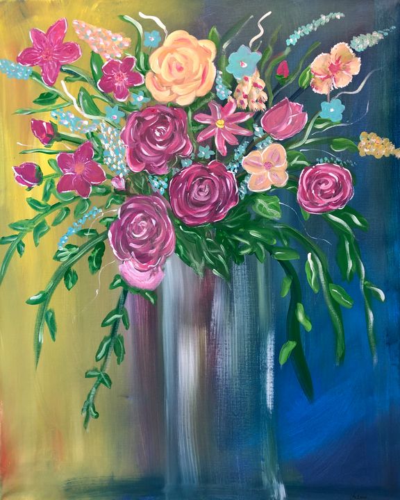Joyful - Paint the Sky - Paintings & Prints, Flowers, Plants, & Trees ...