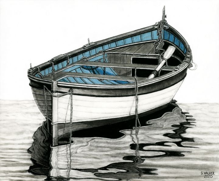 Row Boat - Steve Walker Art - Paintings & Prints, Vehicles ...