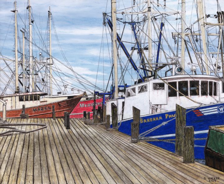 Cape May Pier - Steve Walker Art - Paintings & Prints, Landscapes ...