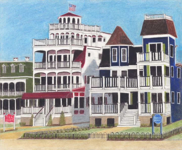 Cape May Victorian - Steve Walker Art - Paintings & Prints, Buildings ...