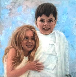 Siblings - StudioBlitz by Lalla - Paintings & Prints, People & Figures ...