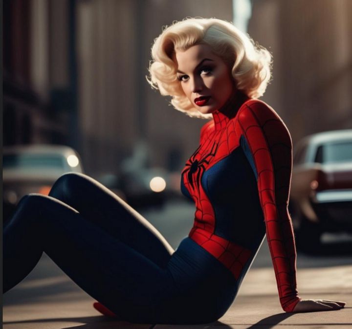 Spider Chic: Marilyn Monroe Rocks - Femo GQ - Paintings & Prints ...