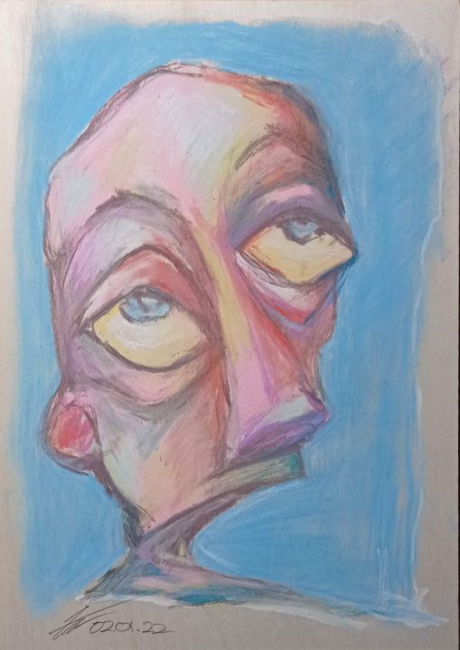 Pastel auf Holz - Jasir - Drawings & Illustration, Abstract, Organic ...