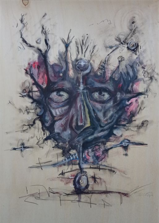 Drangsal - Jasir - Paintings & Prints, Abstract, Organic - ArtPal