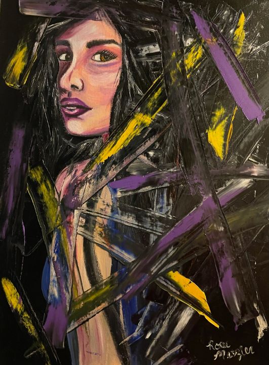 Don't Look Back - Rose Metzler - Paintings & Prints, People & Figures ...