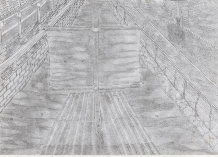 Perspective Drawing Nature Anshit Creations City In Two Point