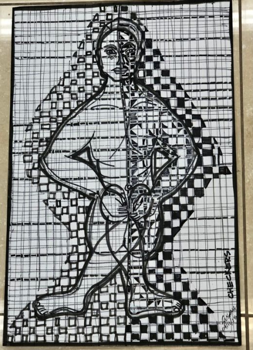 checkers - arthatransforms - Paintings & Prints, Abstract, Geometric ...